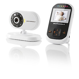 Motorola MBP18 Digital Wireless Video Baby Monitor with 1.8-Inch Color LCD Screen, 2.4 GHz FHSS, and Infrared Night Vision