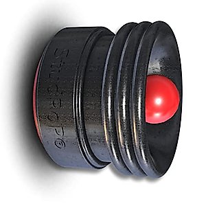StudPoP "Original" Magnetic Stud Finder.Red.Find metal fasteners holding the wall board to the studs.1"diam moving magnet gives an audible click and a visual movement when fastener is found.