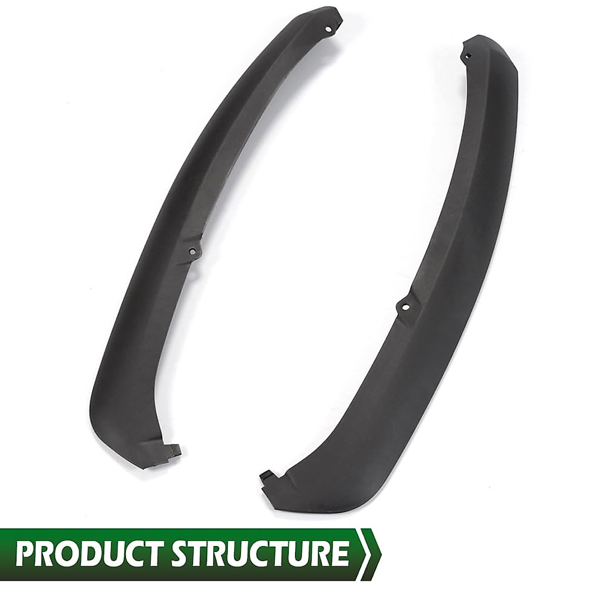 PIT66 Taillights Spoiler Lip Air Splitter, Compatible with 12-14 Focus Sedan/Hatchback 2Pcs Front Bumper Lip Spoiler Air Chin Splitter Lower Valance Panel