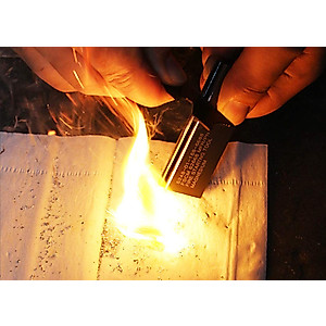 Fire Starter, Easy to Ignite Magnesium Flint for Camping/Hiking/Emergency (2 Pack)