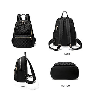 PAOIXEEL Small Lightweight Backpack Purse for Women Water-resistant, Anti-theft Mini Backpack for Girls Travel Daypack