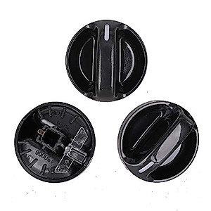 AC Heater Blower Fan Control Knob Replacement for 2000-2006 Toyota Tundra Replaces# 55905-0C010, 559050C010 Set of 3