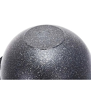 Aluminum Wok Kazan Cooking Pot Granit Ultra Non-Stick Kazan for Making Pilaf with Lid Camping Cookware Dutch Oven Kitchen Pot (6.3-qt. (6 L))