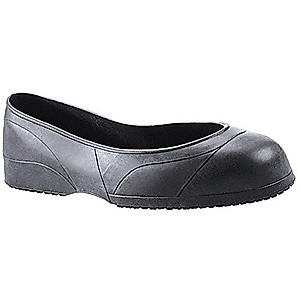 Shoes for Crews Crewguard Men's, Women's, Unisex Slip Resistant Work Overshoes, Black, S, Men's 5-6 / Women's 7-8