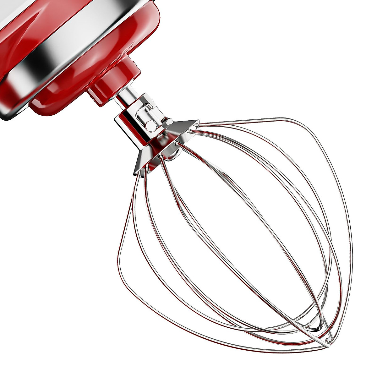 6 Wire Whisk Attachment for Kitchenaid Stand Mixer, Stainless Steel K45WW Whip Replace Attachment for 4.5-5Qt Tilt-Head Stand Mixer, For Egg Cream Stirrer, Flour Cake Balloon Whisk, Dishwasher Safe