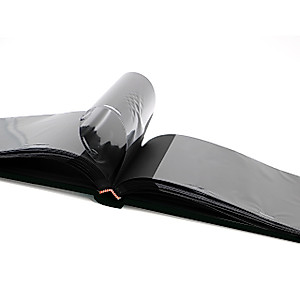 Holoary Small 4x6 Photo Album, Linen Hard Cover, Holds 50 Photos, Black Page Traditional Book Bound, Mini Brag Book Baby Album, Ideal For Wedding, Family Pictures, Gifts, Anniversary (Black)