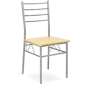 Best Choice Products 5-Piece Glass Top Dining Table Breakfast Set Furniture for Kitchen, Dining Room w/ 4 Chairs, Steel Frame - Silver