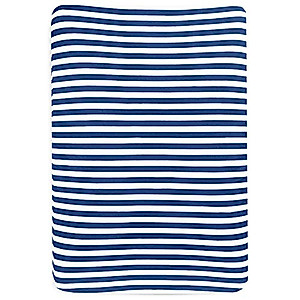 Pack n Play Sheets – Premium Pack and Play Sheet 4 Pack – 100% Super Soft Jersey Knit Cotton Playard Mattress Portable Playpen Fitted Play Yard Mini Crib Sheet for Boy (24 x 38 x 5)