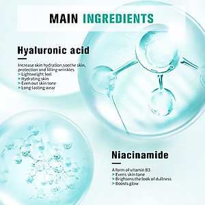 Power Grip Primer + 4% Niacinamide, Hydrating Face Primer, Moisturizes Primes, Primer Face Makeup, Makeup Primer, Face Primer, Hydrating Primer, Perfect Gel-Based, Hydrating Face Primer (Pink)