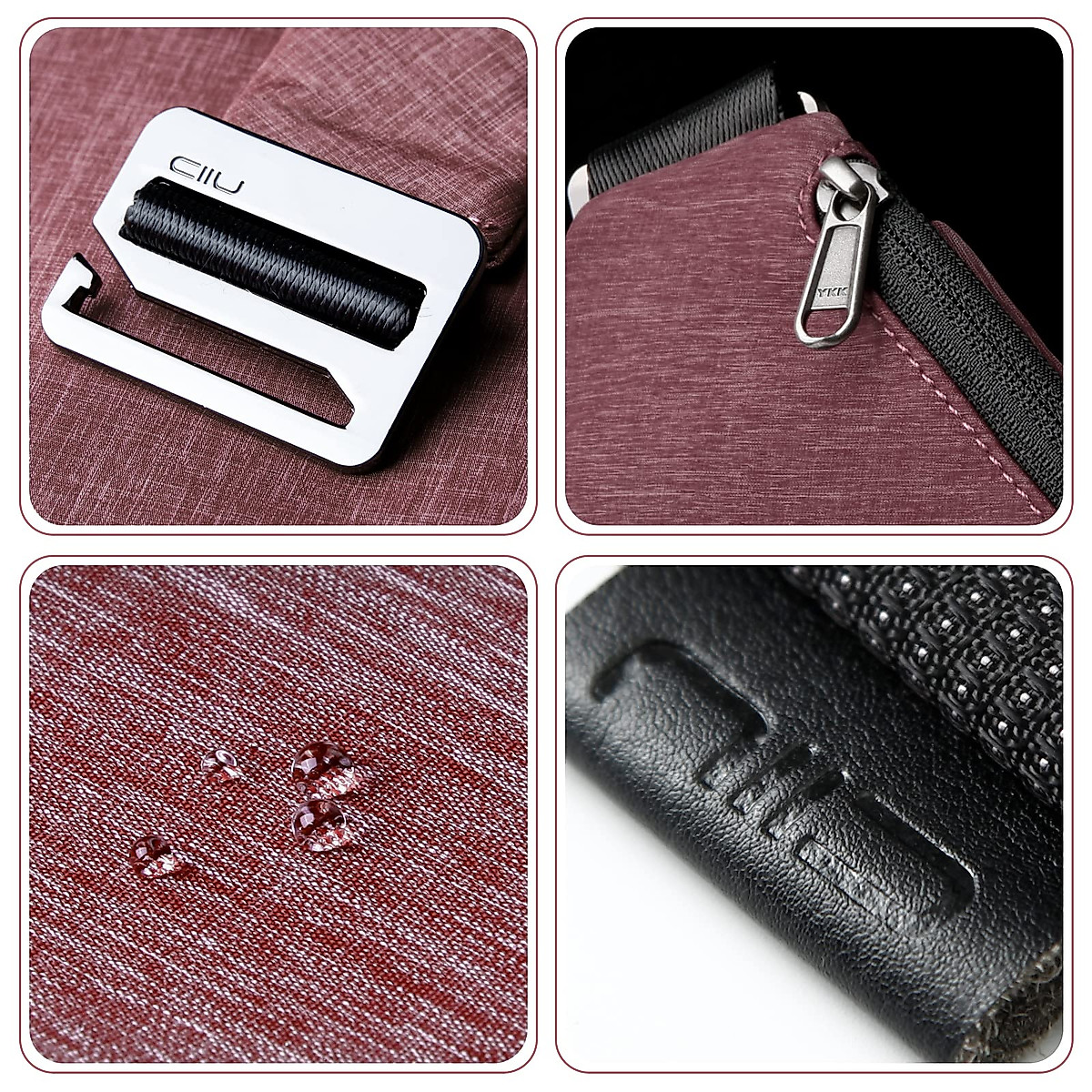 NIID-FINO-1 Men Sling Bag Shoulder Backpack Crossbody Bag Classic Chest Bag For mens Slim Backpack Up to Cycling And Walking Hiking Trip Fits