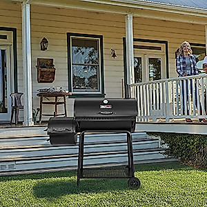 Royal Gourmet CC1830F Charcoal Grill with Offset Smoker, Black
