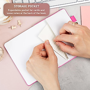 GoGirl Password Book with Alphabetical tabs - Internet Address & Password Keeper Logbook for Password Organization. Journal Notebook for Saving Website Logins Pocket Size 4.0"x5.5", Hot Pink