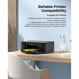 PGI-280 XXL Compatible Ink Cartridge Replacement for Canon 280 pgbk XXL High Yield Use to PIXMA TR7520 TR8520 TS6120 TS6220 TS8120 TS8220 TS9120 TS9520 TS9521C Printer (2 Large PGBK)