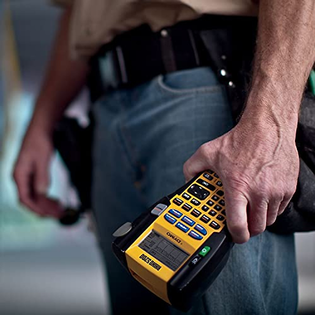 DYMO 1755749 Rhino 5200 Industrial Label Maker, 5 Lines, 6-1/10w x 11-2/9d x 3-1/2h