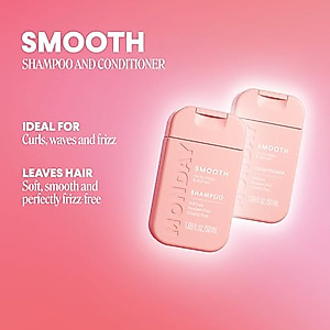 Monday Haircare Smooth Shampoo & Conditioner Travel Pack -50ML Travel Kit (2 x Shampoo,2 x Conditioner)