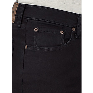 Wrangler Authentics Men's Classic 5-Pocket Relaxed Fit Flex Jean Black Flex 36W x 34L