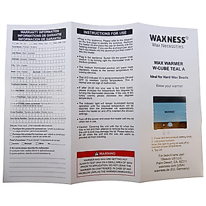 Waxness Wax Warmer W-CUBE Teal 1 lb