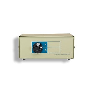 Kentek DB15 2 Way Manual Data Switch Box 15 Pin I/O AB Female Port for PC Game Joystick MAC Monitors MIDI Devices Peripherals