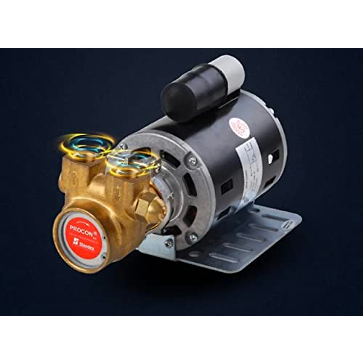 Commercial 2 Group Volumetric Espresso Machine, Stainless Steel Components, Super Heavy Duty! (Black)