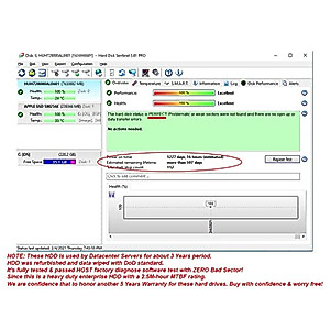 HGST Ultrastar He8 HUH728080ALE601 8TB 7200RPM 128MB Cache SATA 6.0Gb/s 3.5inch Enterprise Hard Drive - 5 Year Warranty (Renewed), Mechanical Hard Disk