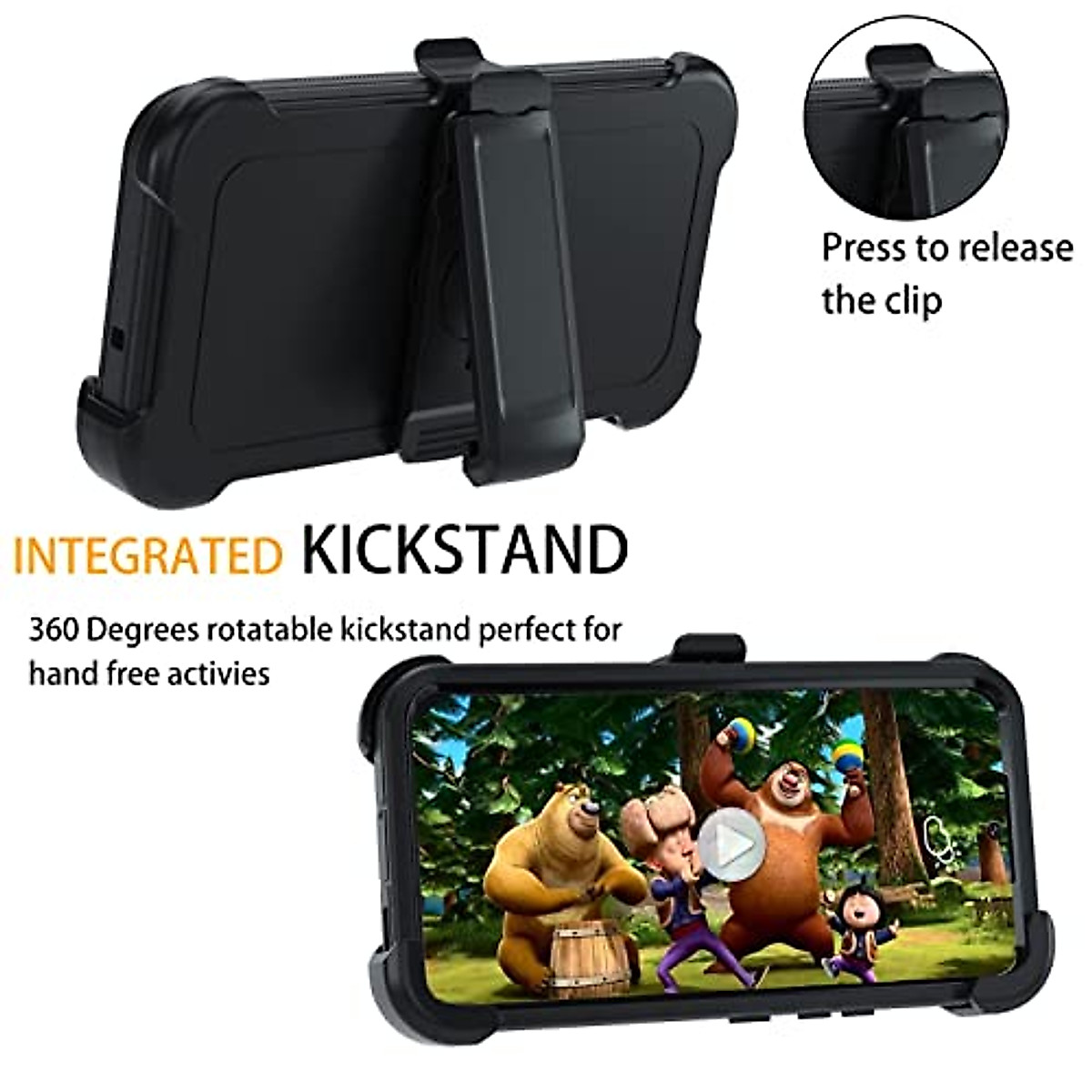 NUFR Galaxy S22 5G case,Samsung S22 Heavy Duty case,[Military Grade Protective ],[Shockproof] [Dropproof] [Dust-Proof], Compatible with Samsung Galaxy S22 5G (Black)