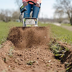 Earthwise Power Tools by ALM TC70018EW 14-Amp 18-Inch Electric Garden Tiller Cultivator, Fixed Tines, Black