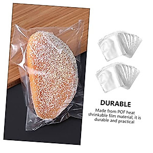 STOBOK 200pcs Plastic Film Gift Candles Plastic Packaging Bags Shrink Wrap Bags Merchandise Bags Sealer Bags Shrink Wrap Heat Sealer Shrink Film Wrap Heat Shrink Wrap Bags Shrinkable Film