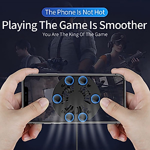 JYXDKD Universal Mobile Phone Radiator Gaming Phone Cooler Adjustable Portable Fan Holder Heat Sink