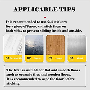 BAYWYI Baby Playpen Stabilizer,Baby Playpen Accessories，Suction Cups Replacement, Anti Slip and Anti Collapse, No Trace Sticker, Baby Playpen Sturdy , Baby Safety Baffle (7 * 7 cm Thicken)