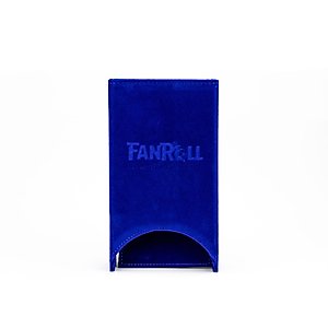Metallic Dice Games FanRoll Fold Up Dice Tower: Blue, Role Playing Game Dice Accessories for Dungeons and Dragons