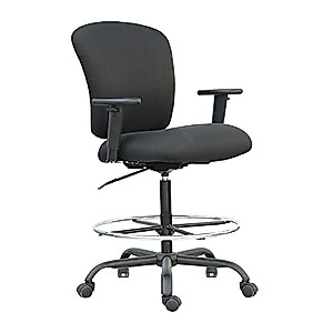 Alera ALEMT4610 Alera Mota Series Big And Tall Stool, Black