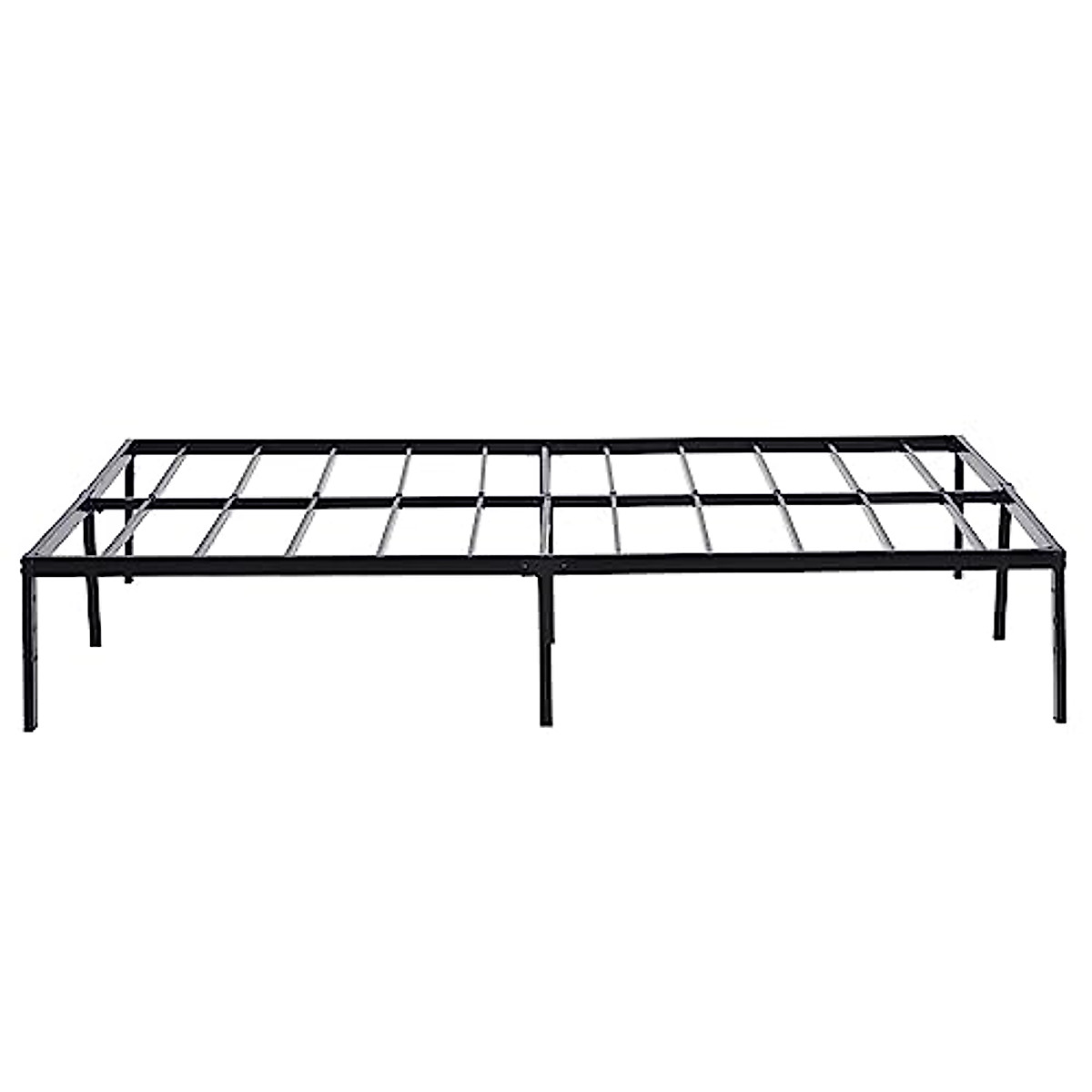 Volowoo Metal Bed Frame,Simple Metal Platform Bed Frame, Storage Space Under The Bed Heavy Duty Frame Bed, Durable Bed Frame, Suitable for Bedroom (Bed Height 14", Queen)