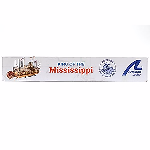 Artesanía Latina - Wooden Model Ship Kit - Paddle Steamer King of The Mississippi - Model 20515, Scale 1:80 - Scale Models for Assembling - Intermediate Level