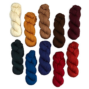 Meriwash - 100% Superwash Merino Wool Yarn 100 Grams Hank DK Weight - Sourced Directly from Peru - Heavenly Soft and Perfect for Knitting and Crocheting (Petrol Blue)