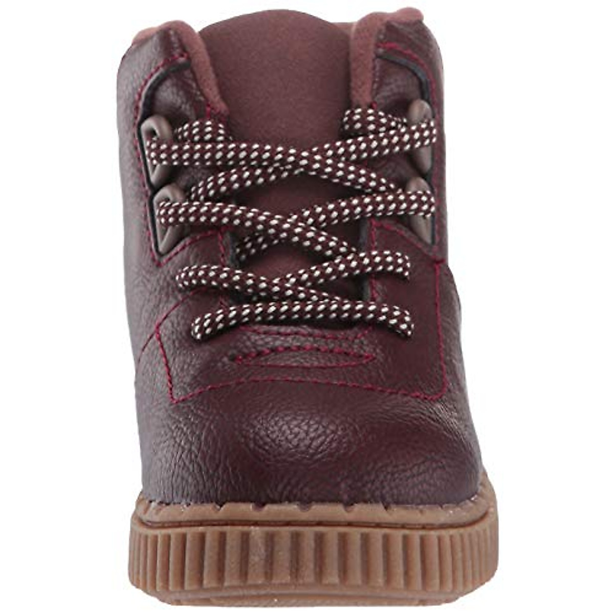 OshKosh B'Gosh Boy's Haskell Ankle Boot, Dark red, 11 M US Little Kid