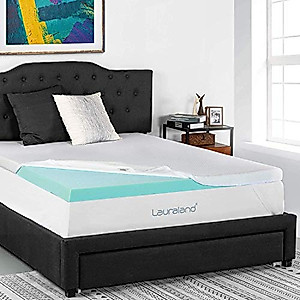 Mattress Topper King, 2-inch Medium Firmness Memory Foam Mattress Pad with Bamboo Washable Cooling Cover