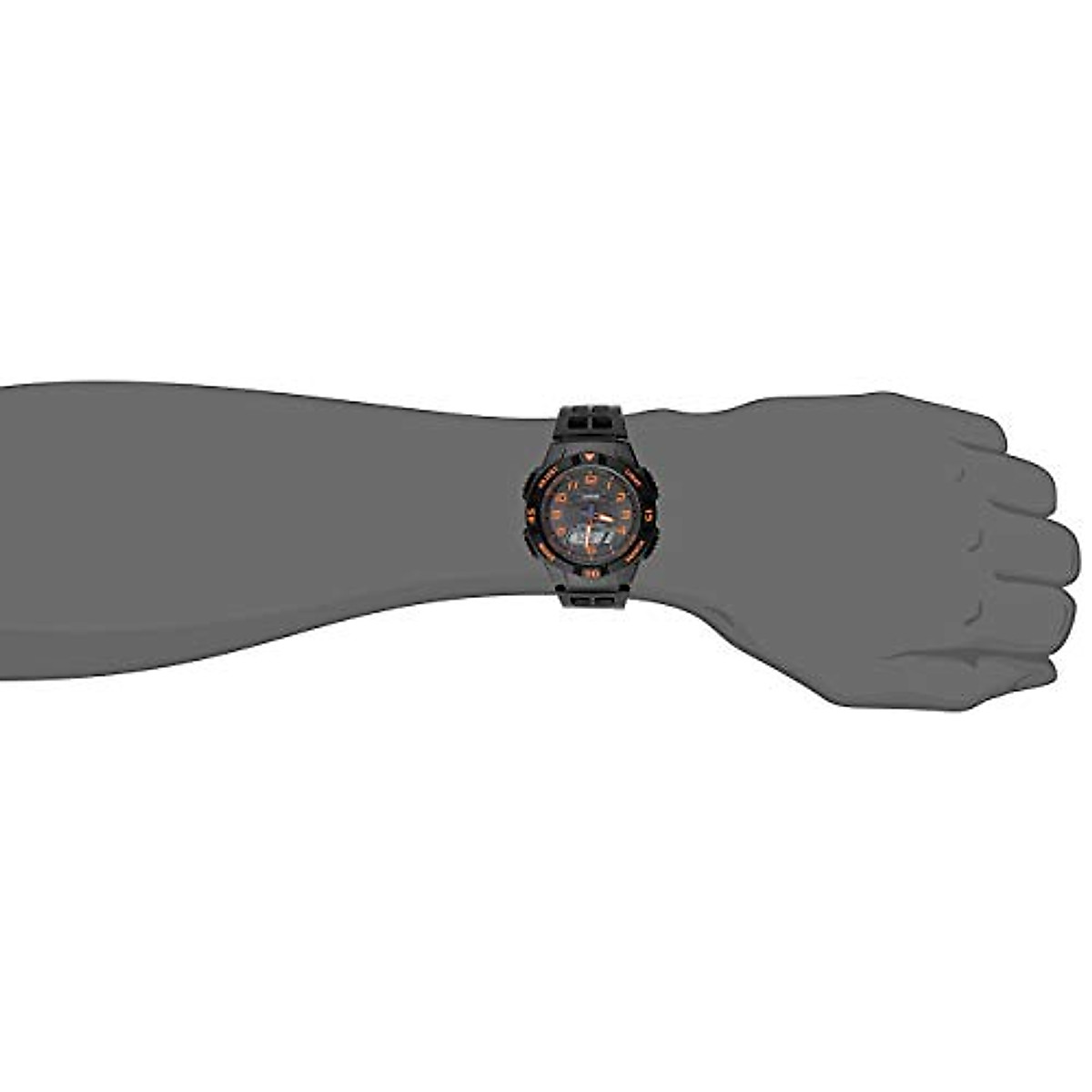 Casio Men's AQS800W-1B2VCF "Slim" Solar Multi-Function Ana-Digi Sport Watch