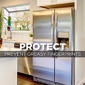 Weiman Stainless Steel Cleaner and Polish Spray, Fights Fingerprints, Leaves No Streaks, 12 Oz