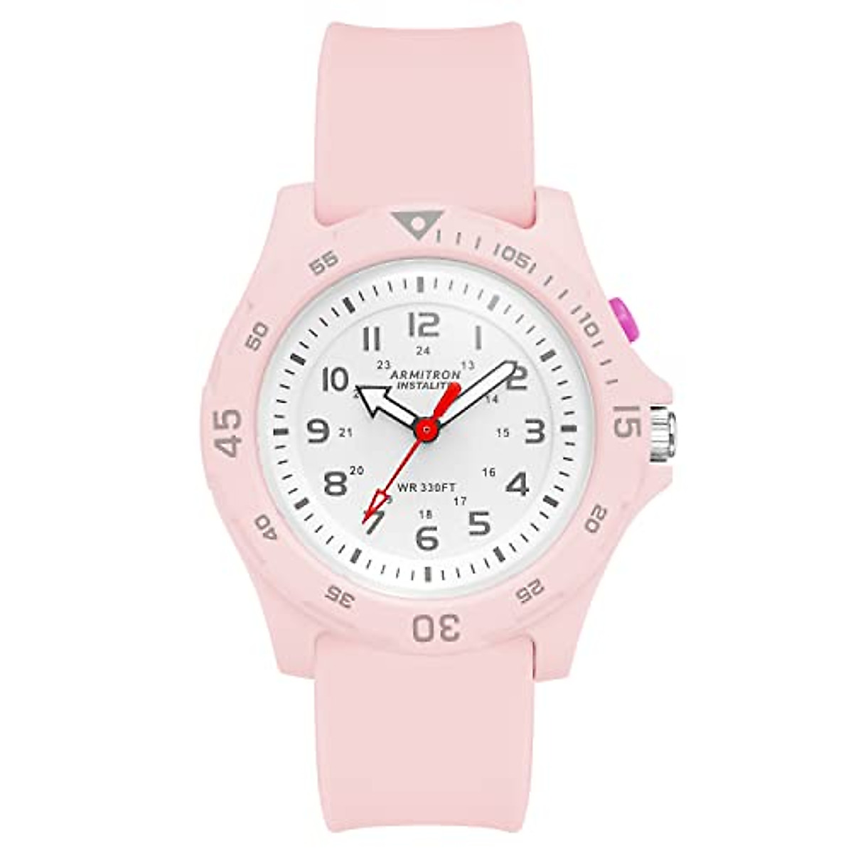 Armitron Sport Women's Easy to Read Silicone Strap Watch, 25/6452
