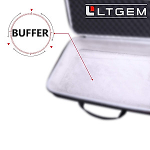 LTGEM Hard Travel Carrying Case for Pioneer DJ DDJ-FLX4 / Roland DJ-202 / M-Audio Oxygen Pro 25 / AKAI Professional MPK225 DJ Controller