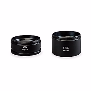 Vision Scientific VS-3EZ-IFR07 Binocular Zoom Stereo Microscope | 10x WF Eyepiece | 0.7X—4.5X Zoom, 3.5X—90x Magnification, 0.5X & 2X Auxiliary Lens