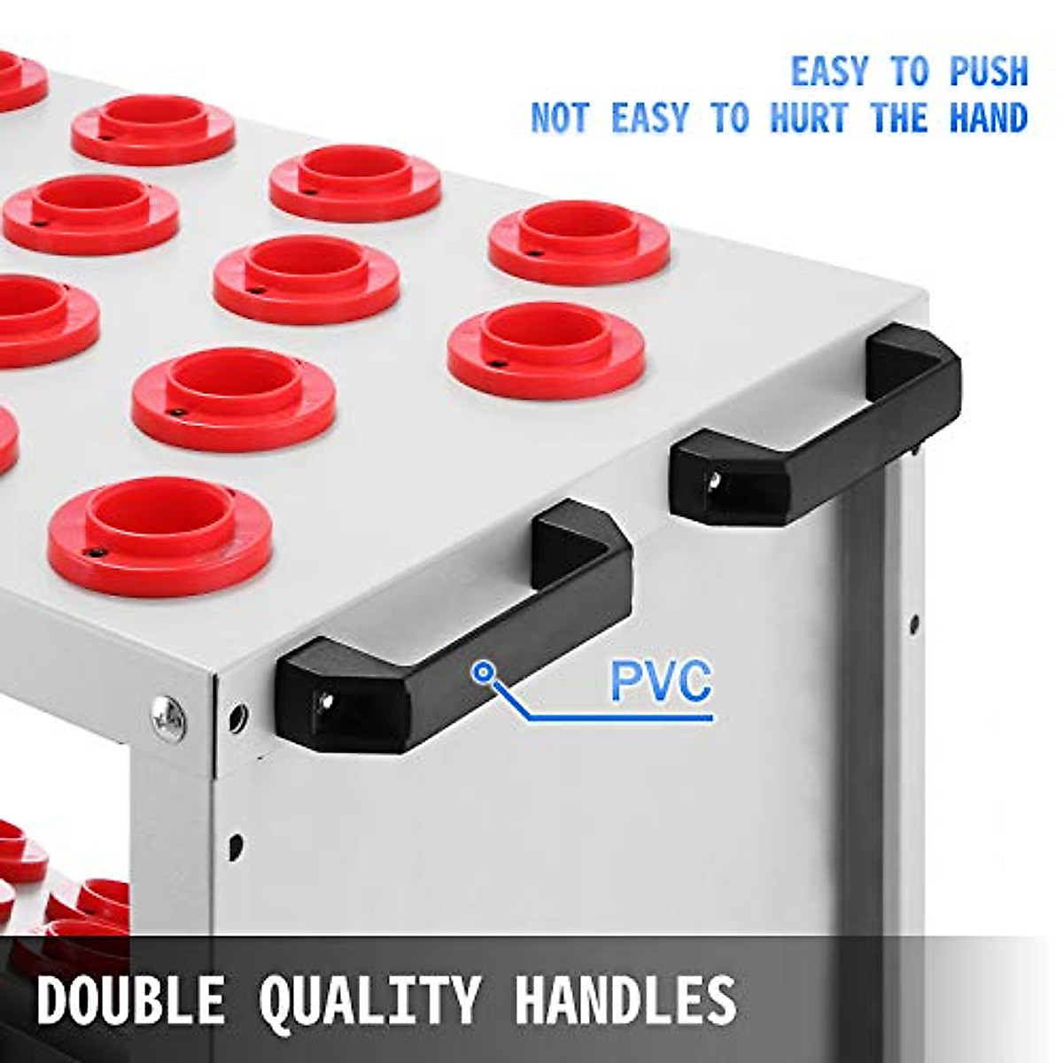 Vevor Tool Cart 40 Taper Tool Holder CNC Tool Cart 36 Capacity CAT40 BT40 Service Carts with Wheels Heavy Duty (BT40 36 Capacity) : Tools & Home Improvement