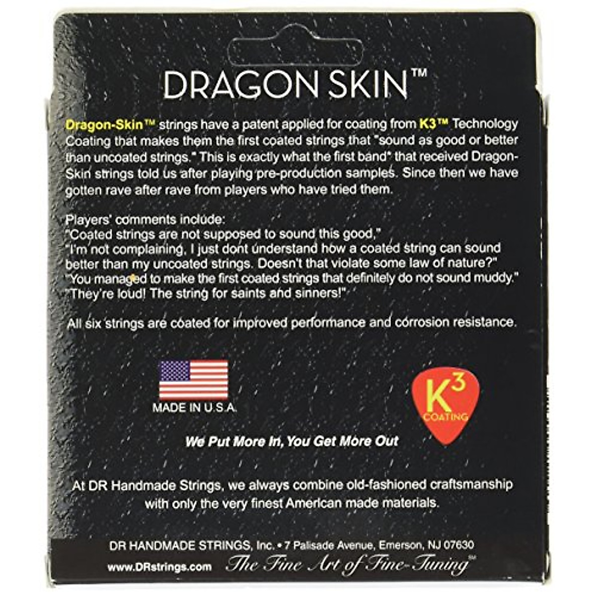 DR Strings DSE-2/10 Dragon Skin Clear Coated Nickel Plated Steel Electric Guitar Strings Value Pack