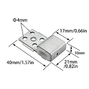 DGHAOP 12pcs Sofa Couch Spring Buckle 4 Holes Snake Spring Buckle for Sofa/Chair/Couch/Bed Spring Clips Repair Parts