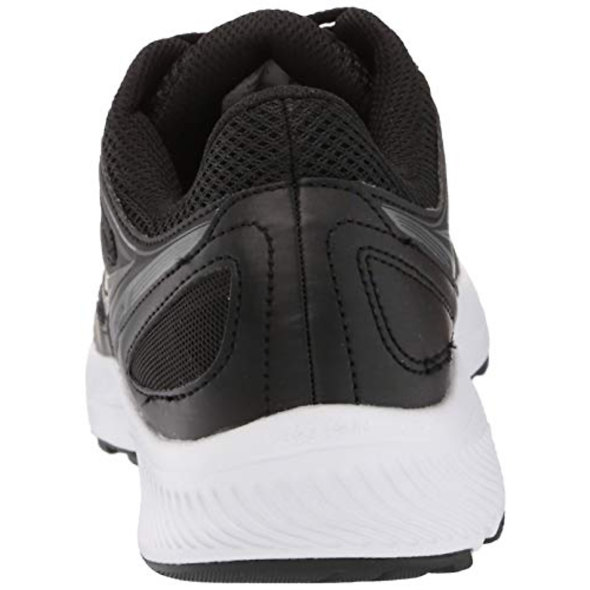 Saucony Men's Cohesion 14 Road Running Shoe, Black/White, 12