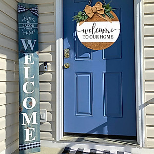 Welcome Stencils for Painting on Wood Farmhouse Stencils for Painting Plastic Welcome Stencil Letter Word Painting Stencils for Wall Wood Porch Sign