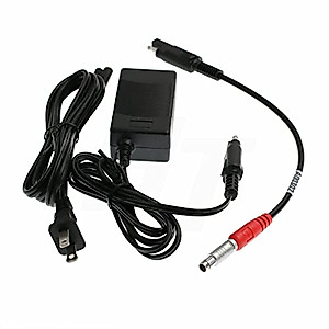HangTon AC DC Adapter Power Supply 5 Pin for Topcon GPS Receiver HiPer V Pro VR II Lite Legacy GB500 GB1000 GR-3 GR5