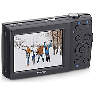 Minolta 20 Mega Pixels Digital Camera, 5X Optical Zoom & HD Video with 2.7" LCD, Black (MN5Z-BK)