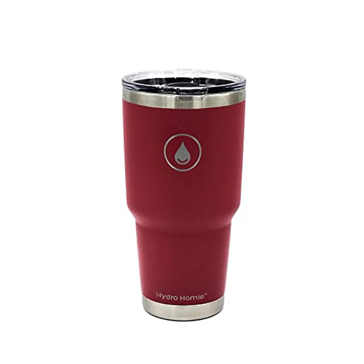 HYDRO HOMIE Tumbler with Magnetic Lid - Premium Stainless Steel Triple Wall Vacuum Insulated with Triple Shield Technology 30 oz Dr Red