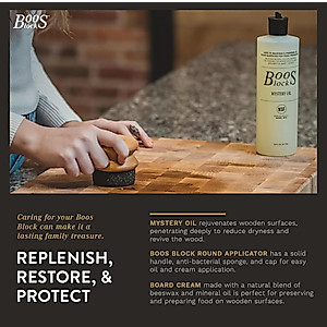 John Boos MYSB Mystery Butcher Block Oil, 16 Ounce Bottle